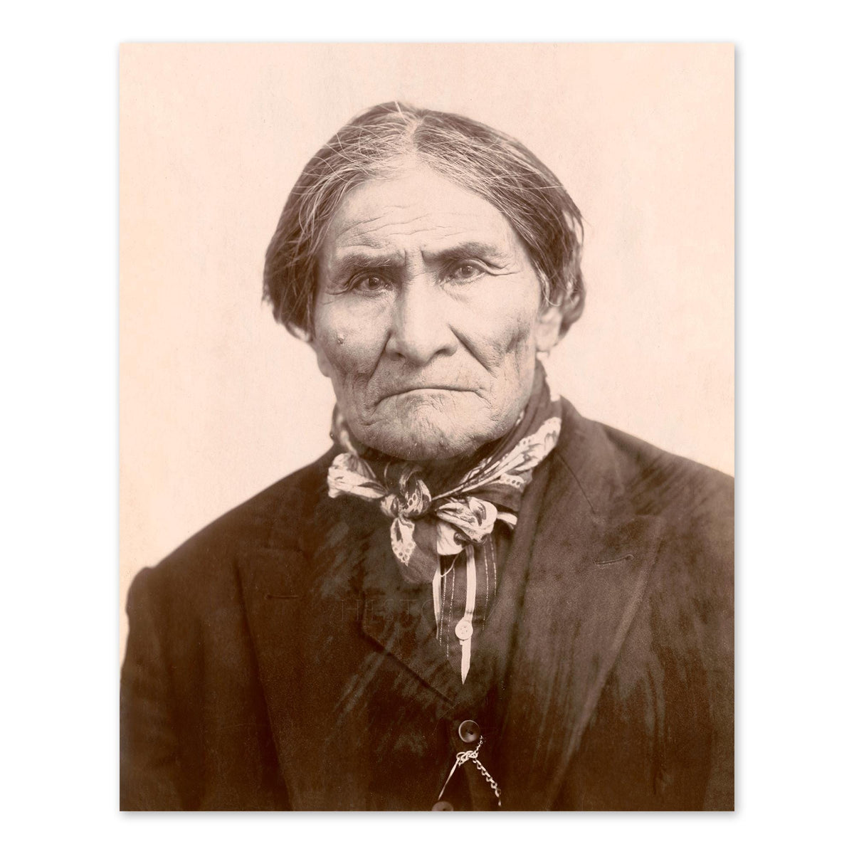 1904 Military Leader Geronimo Goyaale Portrait Photo Print Poster ...