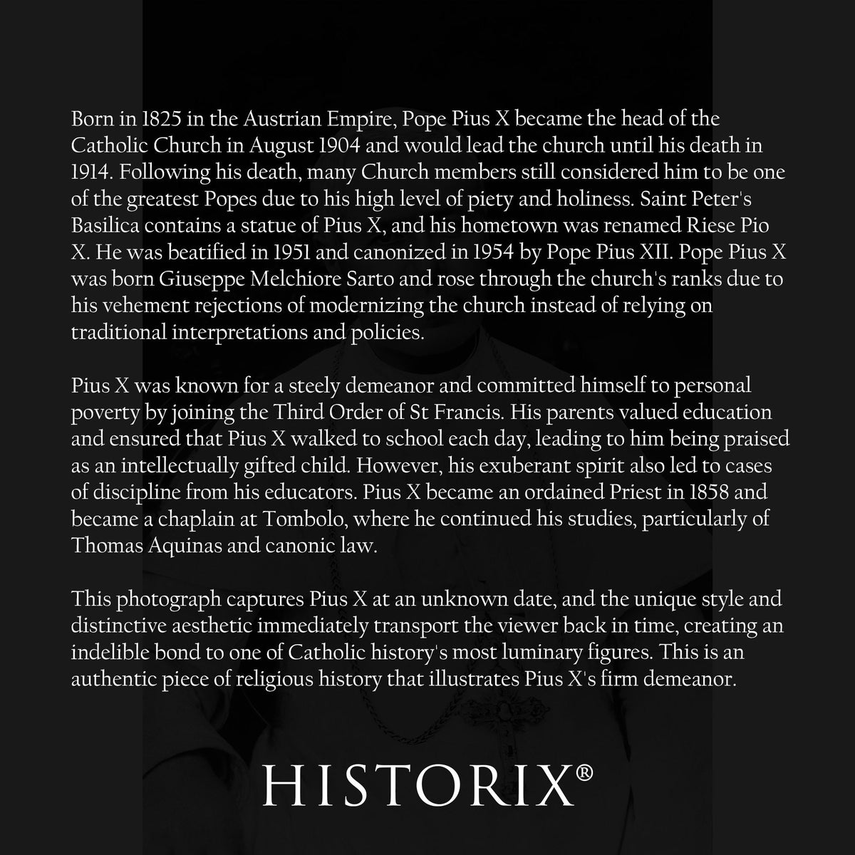 1914 Pope St Pius X Giuseppe Melchiorre Sarto Portrait Photo Print ...