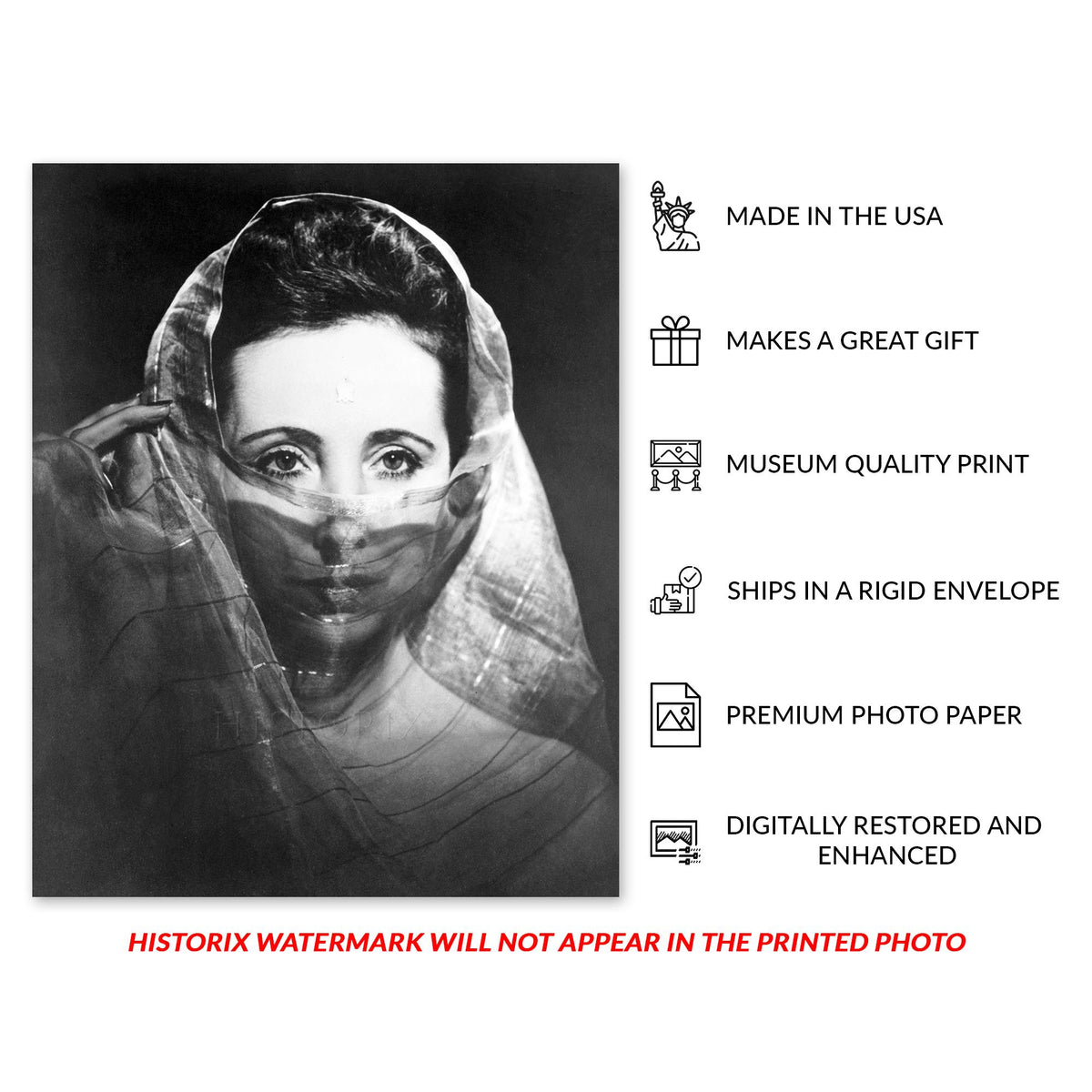 1959 Anais Nin Author & Novelist Portrait Photo Print Poster Wall Art ...